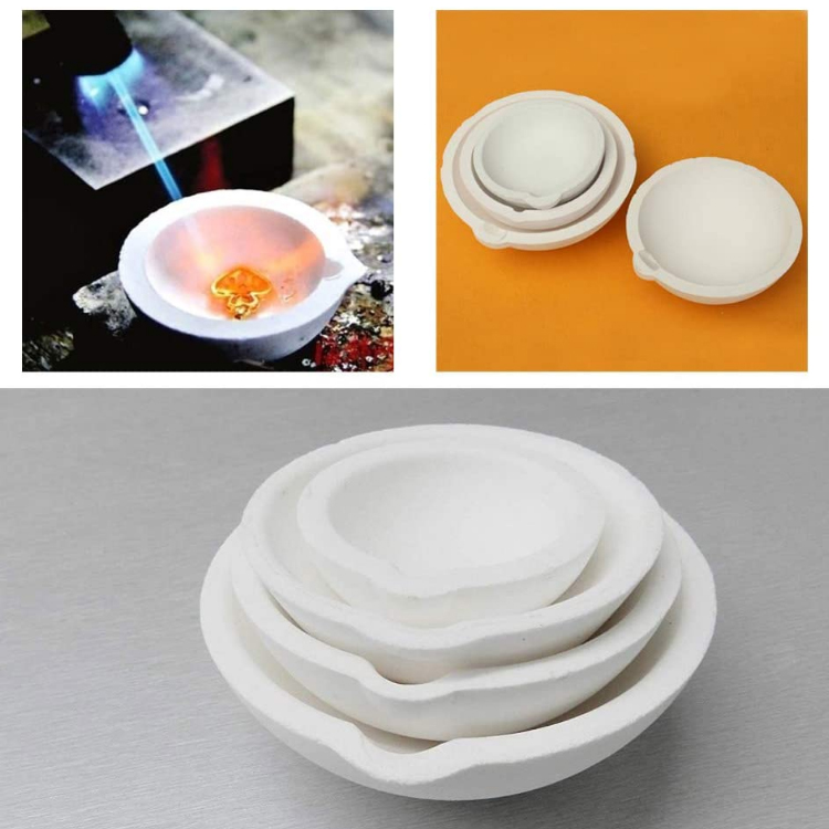 XTL sintyron High purity SiO2 quartz ceramic silica crucible dish bowl ...