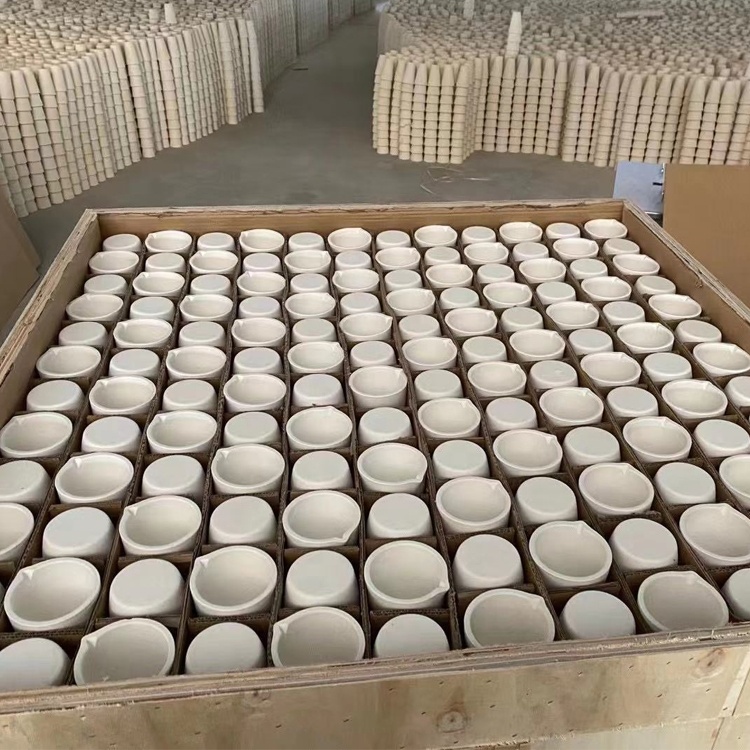 XTL - High Temperature Resistance ceramic crucible with spout Fire ...