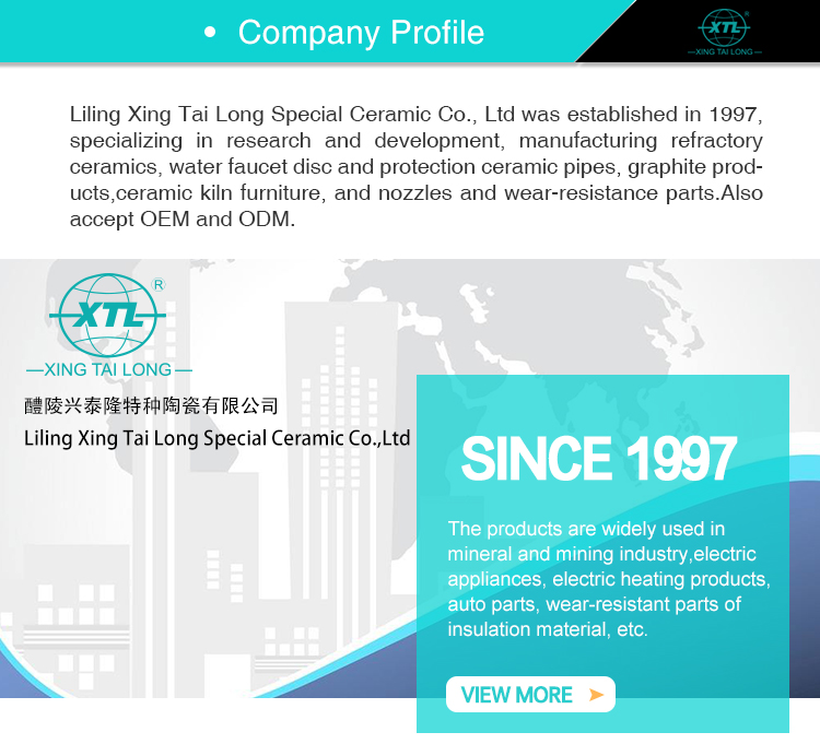 XTL - ISO 9001 Refractory insulation porous multi-bore alumina ceramic ...