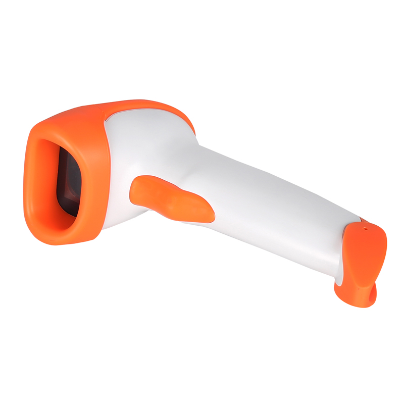 Orange Handheld 2D Wireless Barcode Scanner - Innovation for Scanners