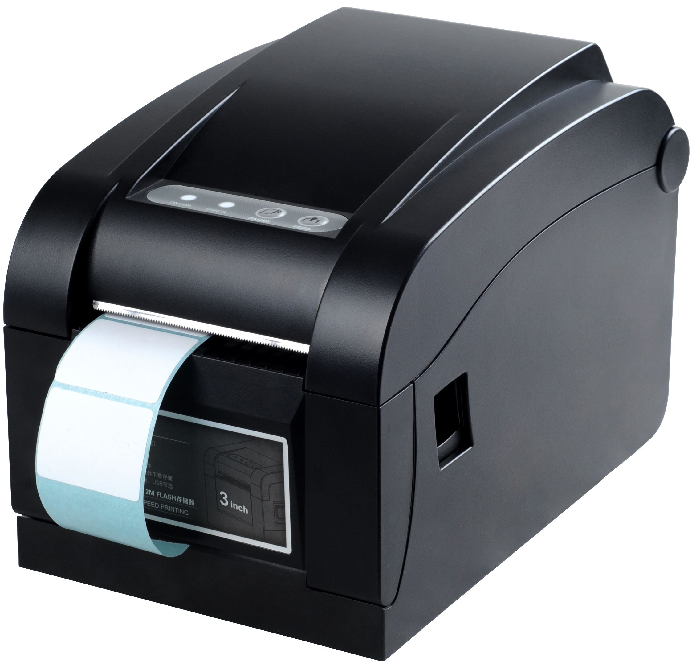 80mm Barcode Thermal Printer DTP350B POS USB Thermal Barcode Label ...