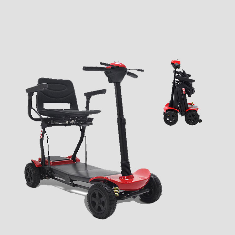 4 Wheel Handicap Powered Remote Controlled Folding Disabled Mobility ...