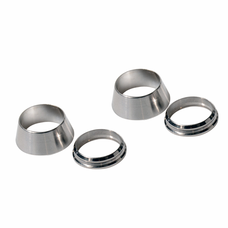 Stainless Steel SS316 1/2" Inch Double Ferrules/ Front Ferrule and Rear ...