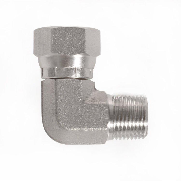 Stainless Steel 37 Degree Female Flared to Male NPT Thread Tube ...