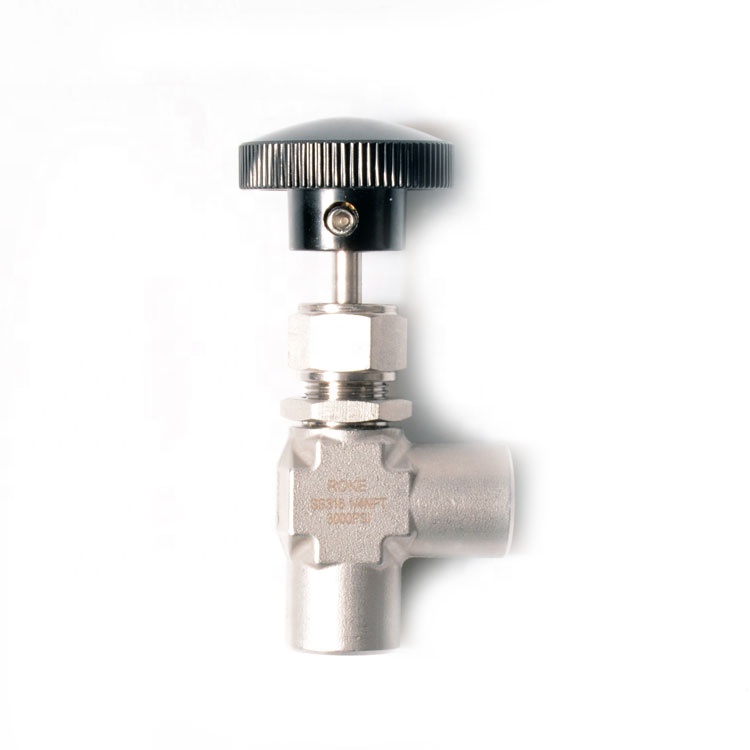 Stainless Steel Female Thread 90 Degree Needle Valve/ Integral Bonnet ...