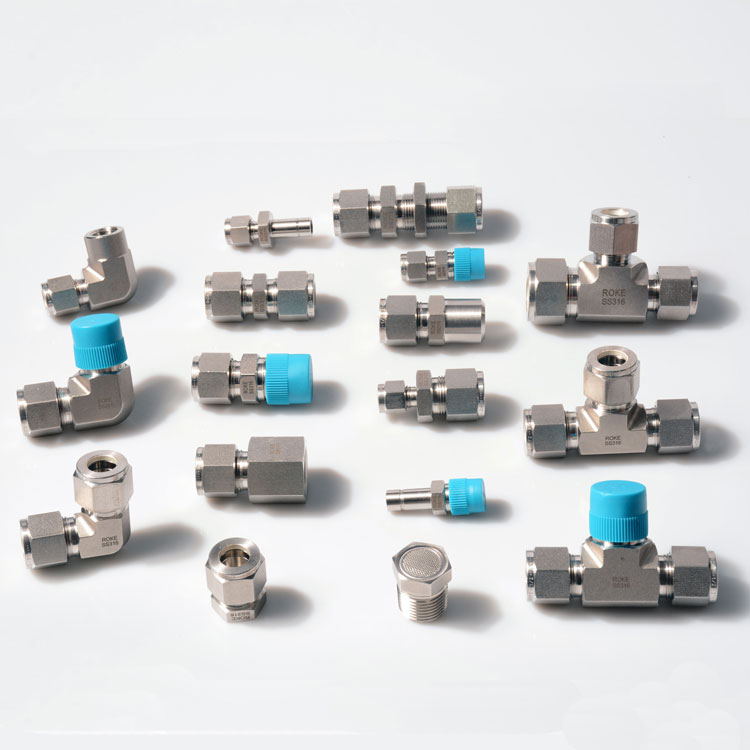 Nantong ROKE fluid equipment CO.,LTD. - SS316 Stainless Steel Double Ferrules/Twin Ferrules 90 ...