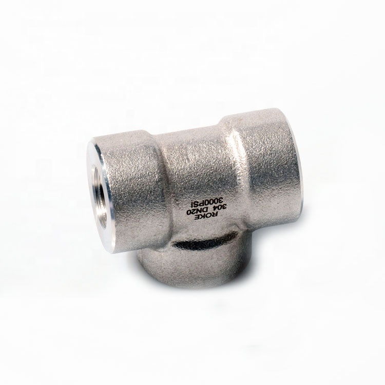 Nantong ROKE fluid equipment CO.,LTD. Female Thread Tees Forged Fitting ...