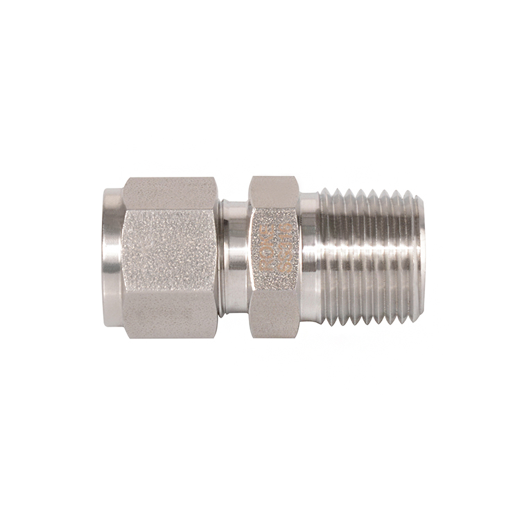 SS316 Stainless Steel Double Ferrules/Twin Ferrules Male Connector Tube ...