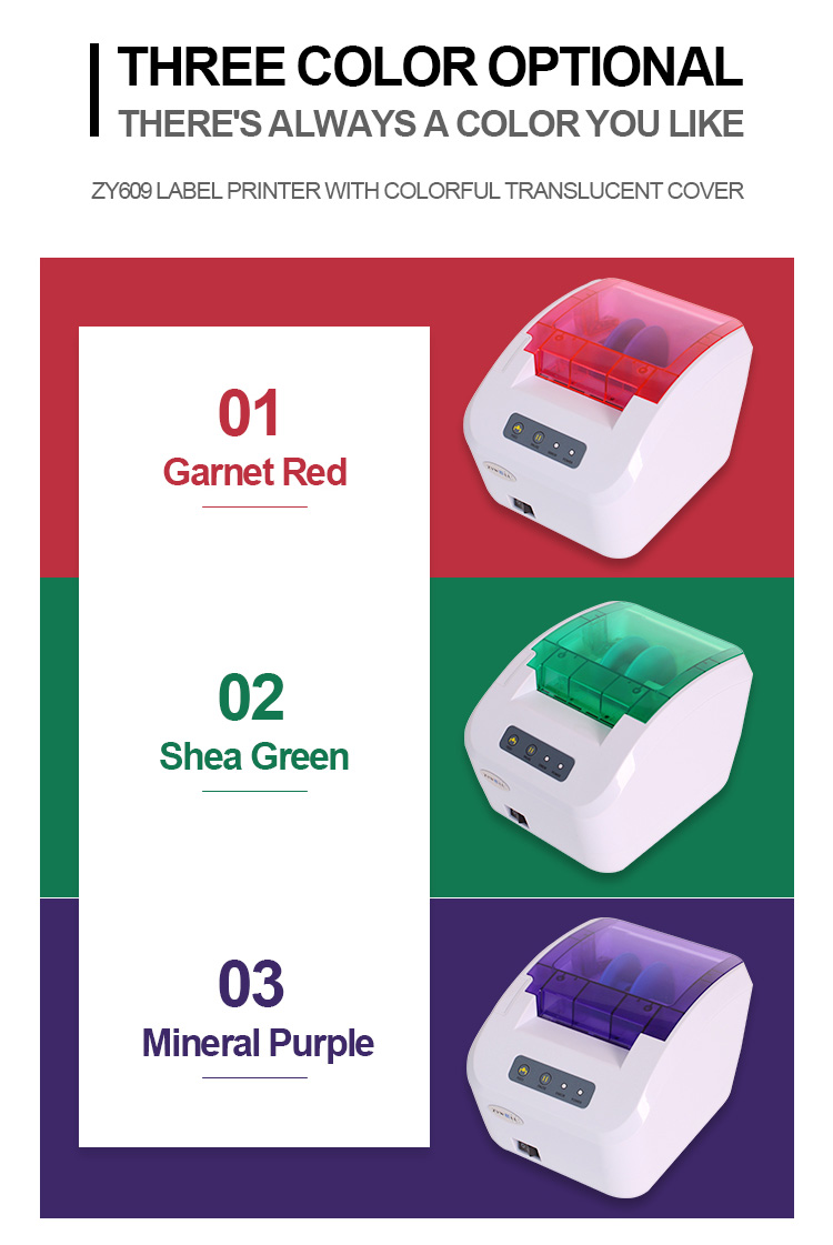 Zywell 3" Thermal Label Printer: High Quality, Stable Performance
