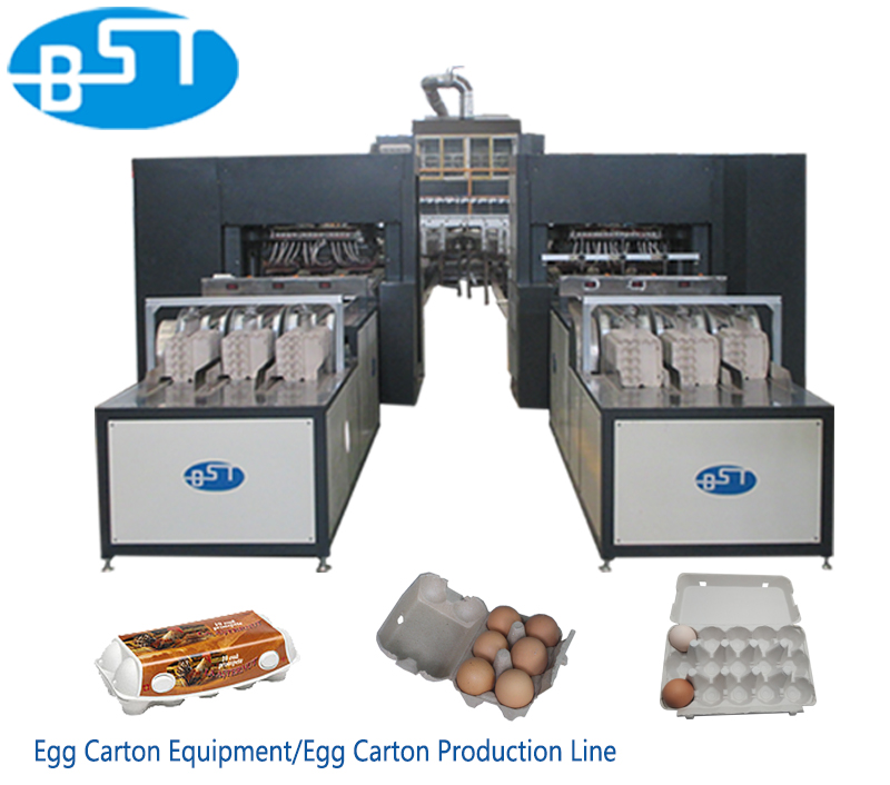 BESURE - EC5400 Egg Box Forming Machine/Production Line For Egg Carton ...