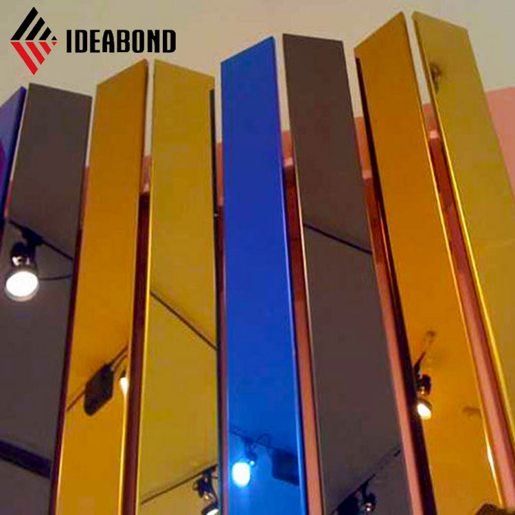 IDEABOND - PE coating aluminum black mirror acp sheet for building ...