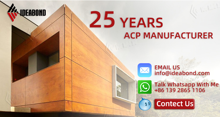 IDEABOND - Wood texture 4mm acp aluminium composite panels used for ...