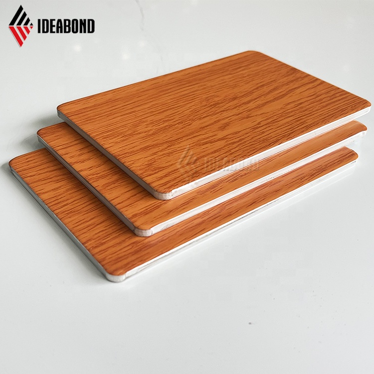 IDEABOND - fasade wood texture fireproof aluminum composite panel acp ...