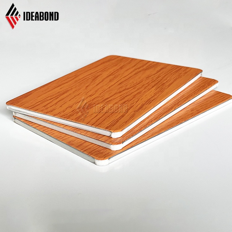 IDEABOND - fasade wood texture fireproof aluminum composite panel acp ...