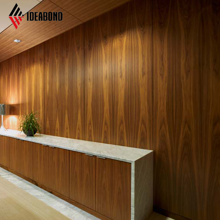 IDEABOND - IDEABOND acp signage board 3mm wood finish aluminum ...