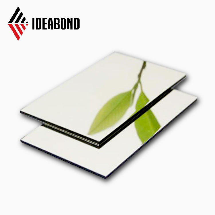 IDEABOND - Silver aluminium composite mirror panel with 100% gloss rate ...