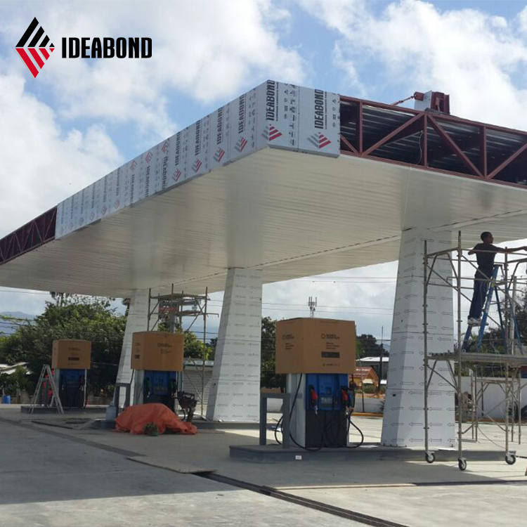 IDEABOND - IDEABOND ALUPLUS Aluminum composite pane for Gas station ...