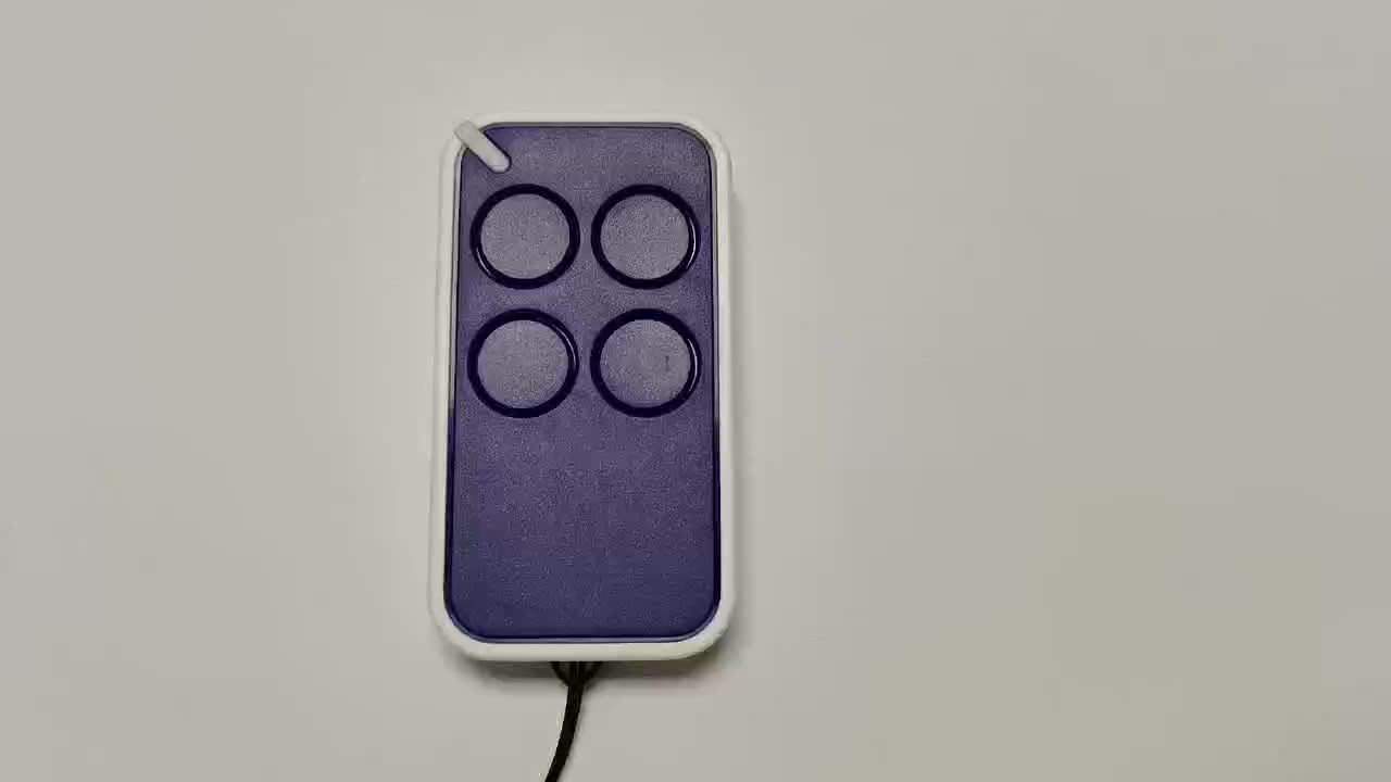 CE certificate alarm security system plastic remote control for gate ...