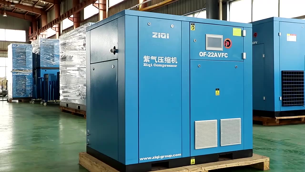 ZIQI Compressor(Shanghai)Co.,Ltd - 100cfm 10 Bar Stationary Screw Air ...
