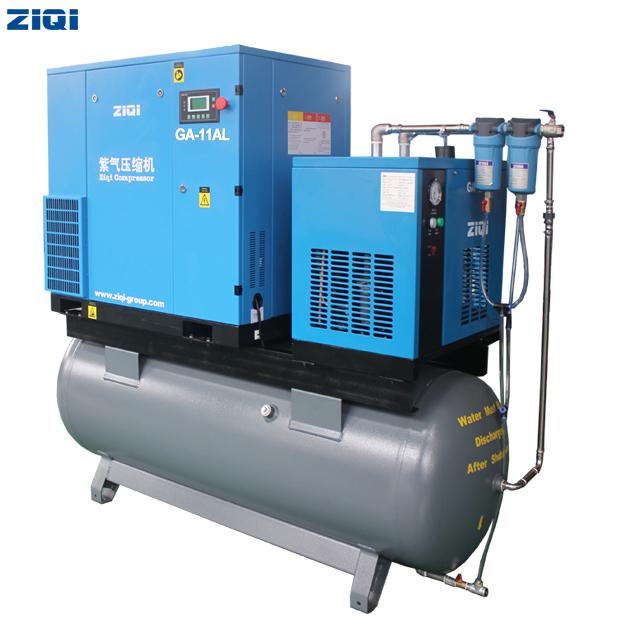 ZIQI Compressor(Shanghai)Co.,Ltd - 11kw 15hp 7bar 8bar 10bar 13bar ...