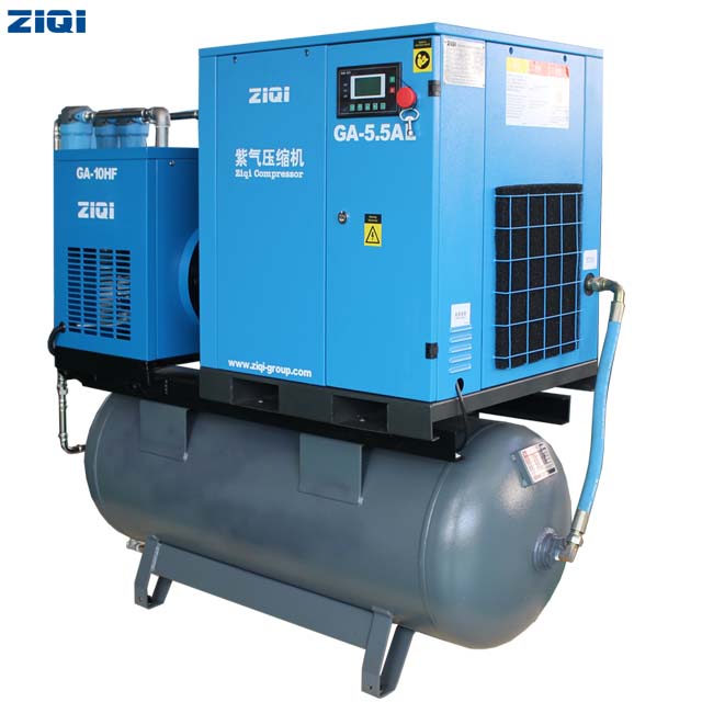 ZIQI Compressor(Shanghai)Co.,Ltd - 5.5kw 8bar Industrial Equipment ...