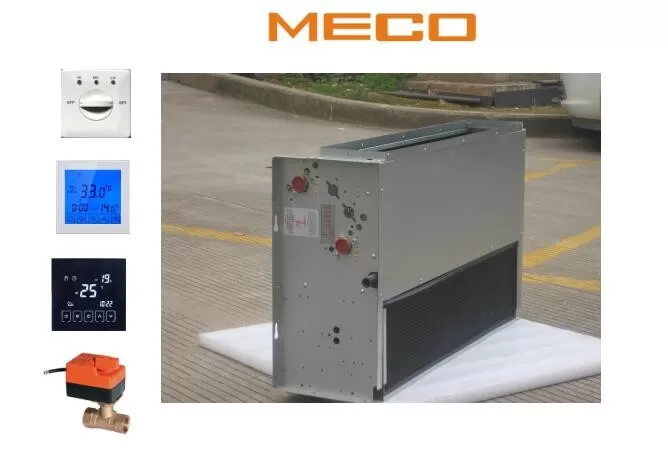 1.5TR 2 Pipe Electric Fan Coil Unit / Concealed Fan Coil Unit 600CFM ...