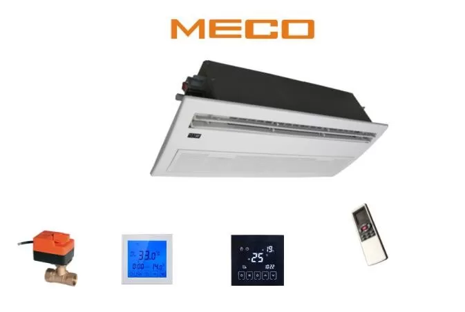 MECO One-way Cassette Type Fan Coil Unit (4 tube) 0.7TR 400CFM with CE ...