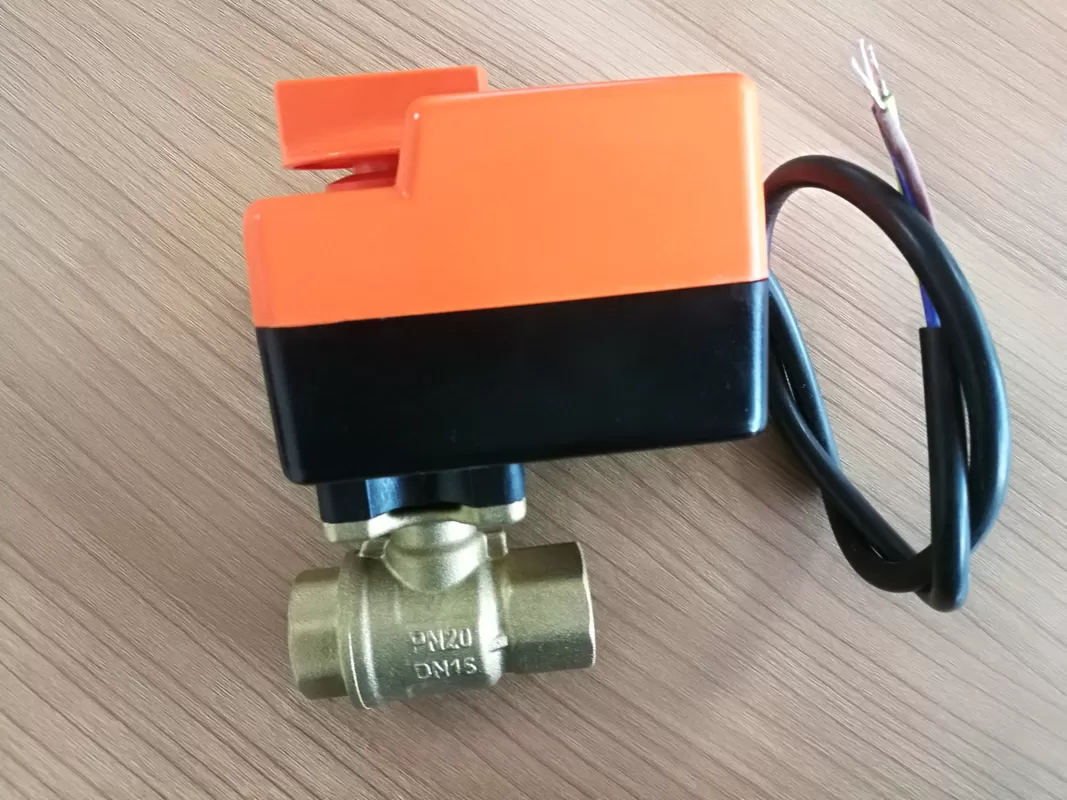 Water Proof 2 Way / 3 Way Fcu Motorized Valve , Fan Coil Unit Components