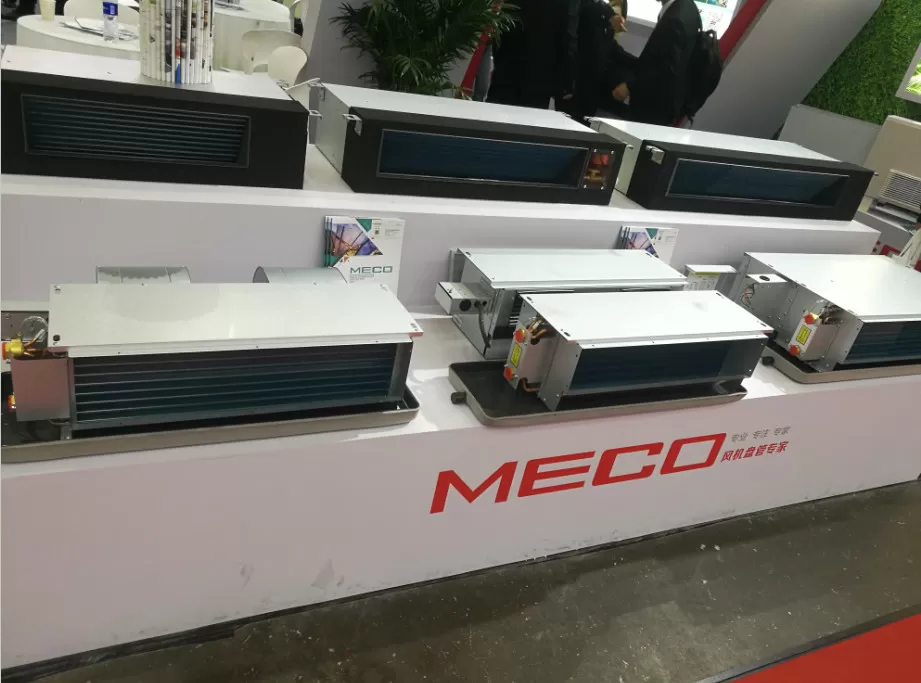 200mm Height Duct Type 220V Ceiling Cassette Fan Coil Unit | MECO