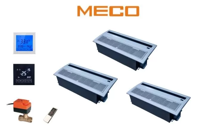 MECO One-way Cassette Type Fan Coil Unit (2 tube) 1.2TR 500CFM with CE ...