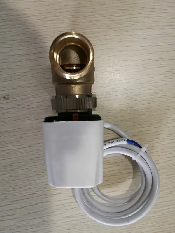 Small Size Hot Water Coil Motorized Valve Slim Type Electric Heating ...