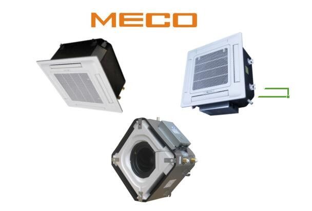 Hydronic Cassette Ceiling Fan Coil Unit , Chilled Water 4 Pipe Fan Coil ...