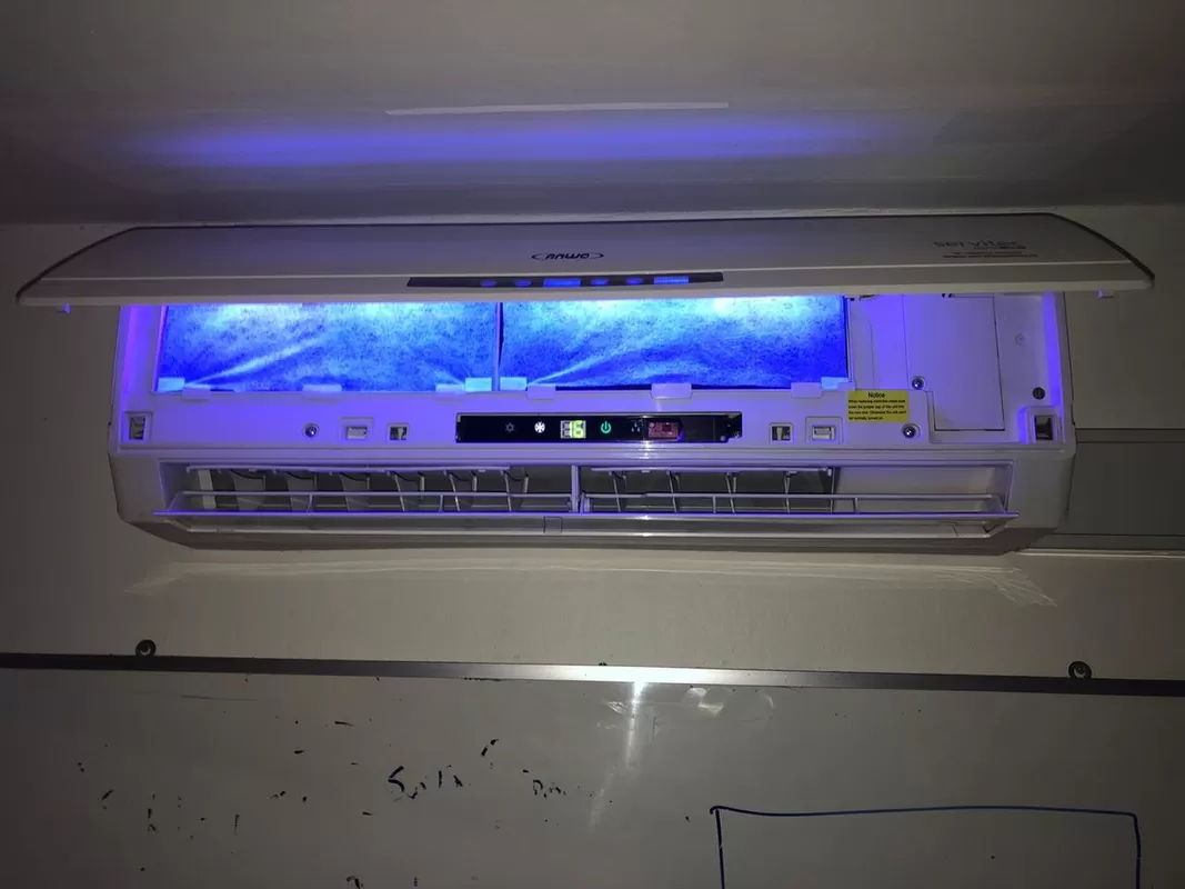 405nm Switch Button High Wall FCU UV Air Sterilizer
