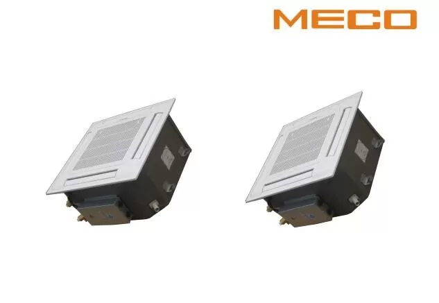 Chilled Water Ceiling Cassette Fan Coil Unit 4 Pipe System 2TR Capacity ...