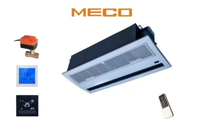 MECO One-way Cassette Type Fan Coil Unit (4 tube) 0.9TR 500CFM with CE ...