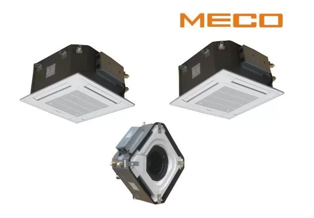 CE standard chilled water four way cassette fan coil unit for Office ...
