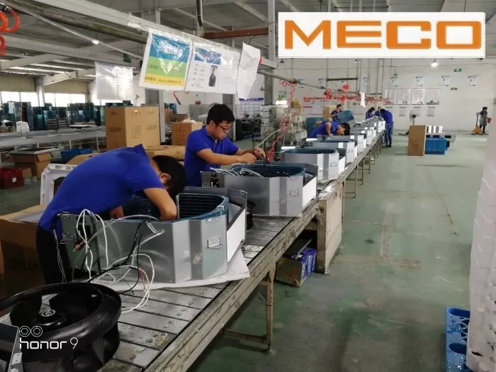 Small Electric Fan Coil Unit Detail Ceiling Cassette FCU Fan Coil Unit