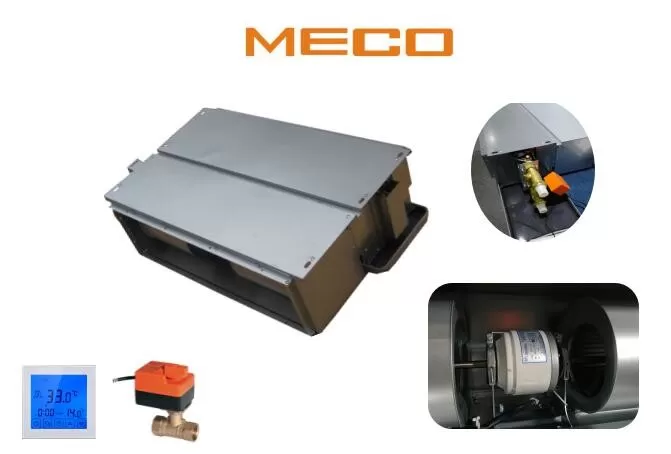 Meco 400CFM York Chilled Water Fan Coil Unit With Thermostat Or Valve ...