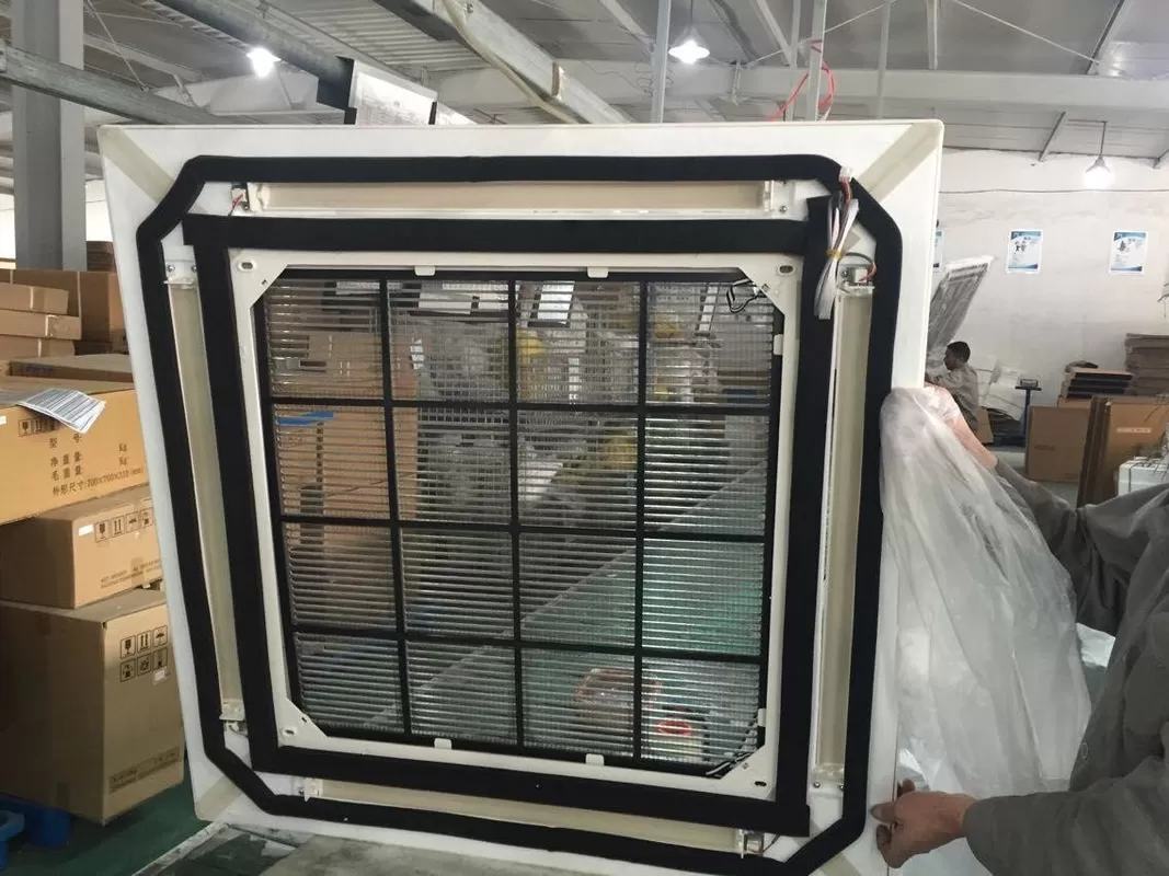 Air Flow 1000CFM Chilled Water FCU Fan Coil Unit Panel Dimension 950x950mm