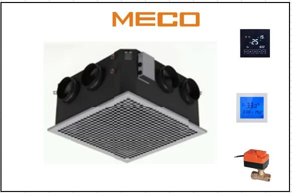 Higher Efficiency Electric Fan Coil Unit , Ceiling Mounted Fan Coil ...