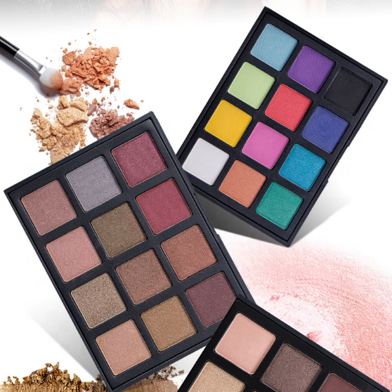 Custom Logo Eyeshadow 12 Shades Eyeshadow Palette - Thincen