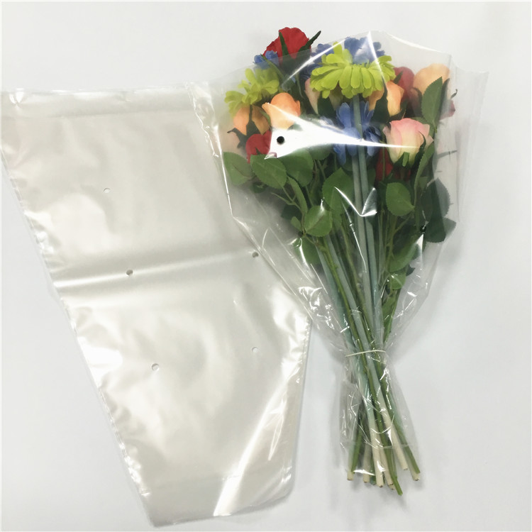 Lesi - Transparent plastic flower bag Bouquet wrapping bag with high ...
