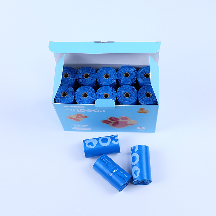 Wholesale Eco Friendly Printable rolling Style Pet Dog Poop Bag Poop bag