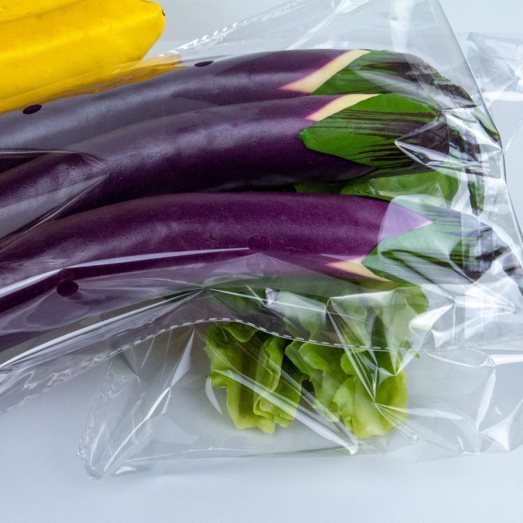Lesi - High transparent vegetable lettuce packaging bag self adhesive ...