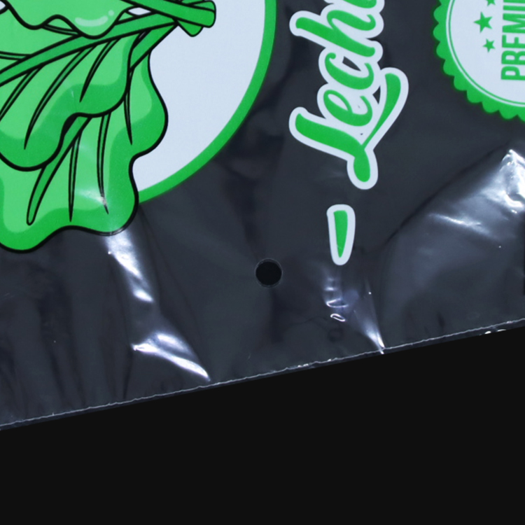 Lesi - Popular CPP OPP plastic lettuce bag with holes vegetable poly ...