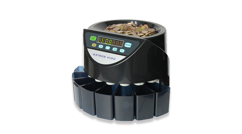 Coin Counter with Sorter and Totalizer - CS550 Electric Money Counter