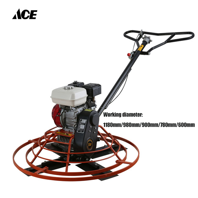 HMR-120 walk behind gasoline electric power helicopter edging finishing ...