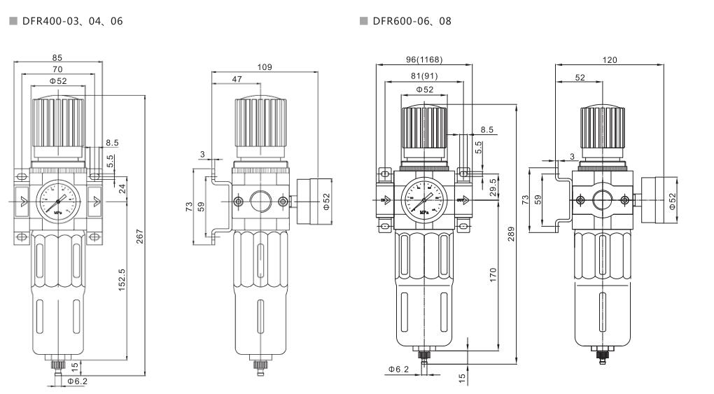 DFR Filter Regulator China Factory - Ningbo Titan