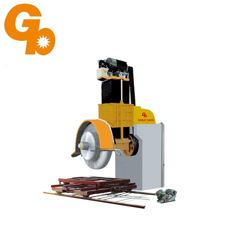 Great Base - Multi Blades Granite Block Quarry Stone Cutting Machine ...