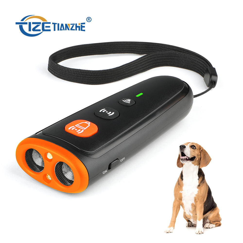 TIZE - Portable Ultrasonic Dog Trainer Pet Barking No Bark Ultrasonic ...